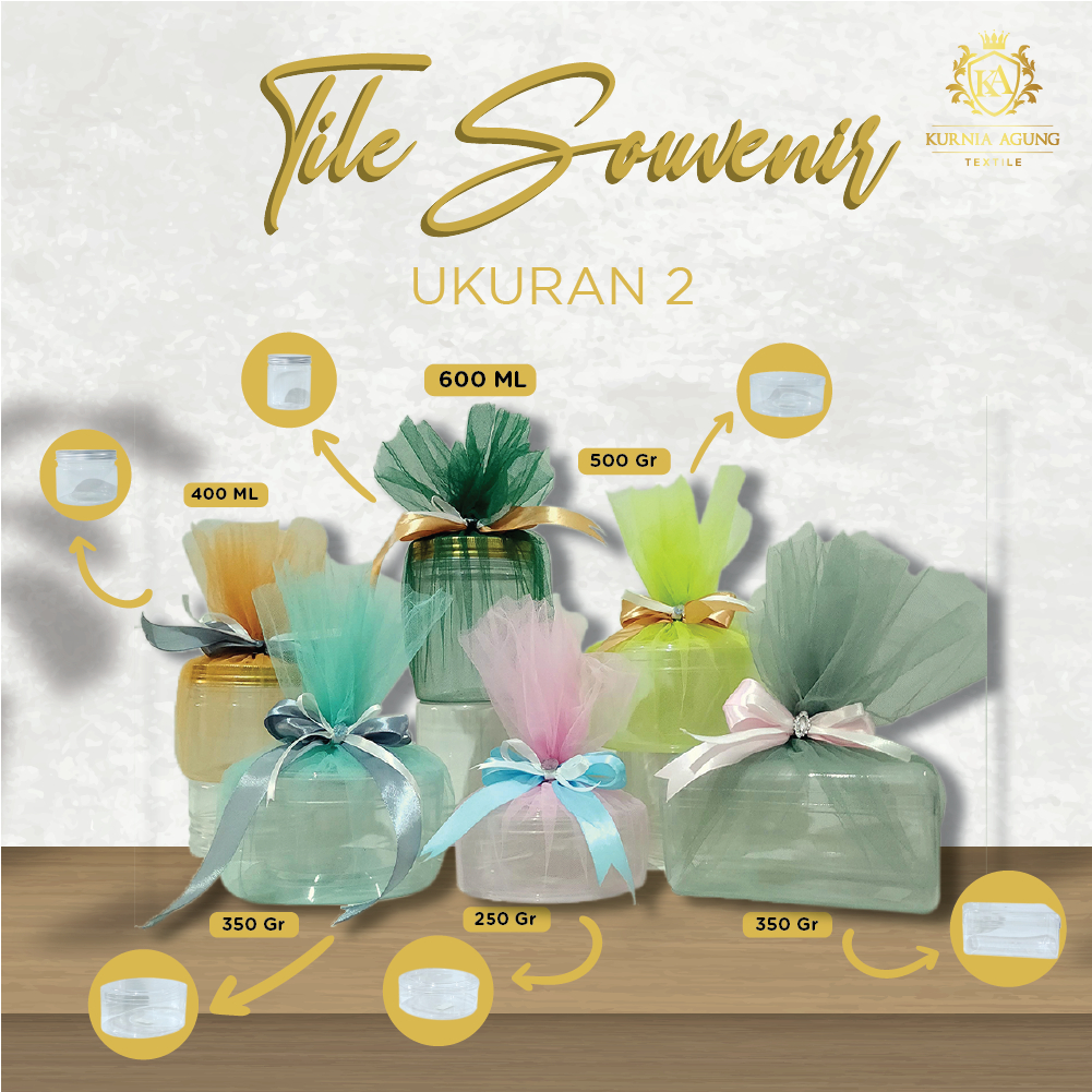 Jual Kantong Tile Souvenir Gelas Jar Toples 600ml Tile Ukuran 50cm x ...
