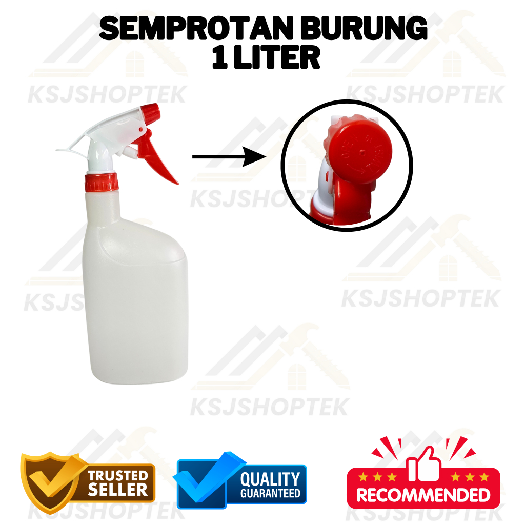 Jual SEMPROTAN PLASTIK JET SPRAY 1 LITER BURUNG DAN TANAMAN Semprotan ...