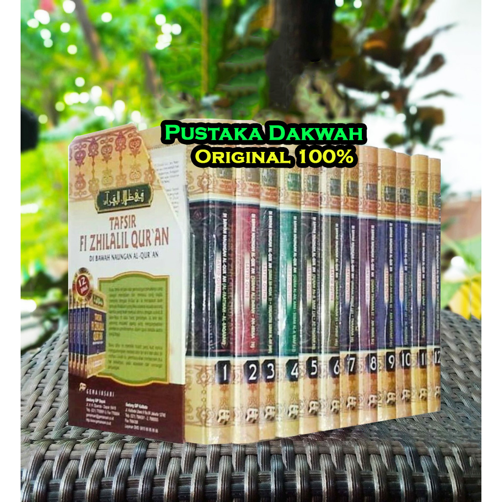 Jual Tafsir Fi Zilalil Quran Super Luks Zhilail Qur`an 1 SET Lengkap 12 Jilid Sayyid Quthb ...