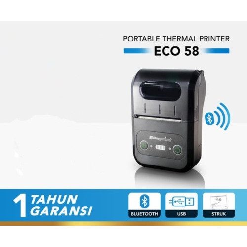 Jual Blueprint Portable Bluetooth Thermal Receipt Printer BP-ECO58 ...