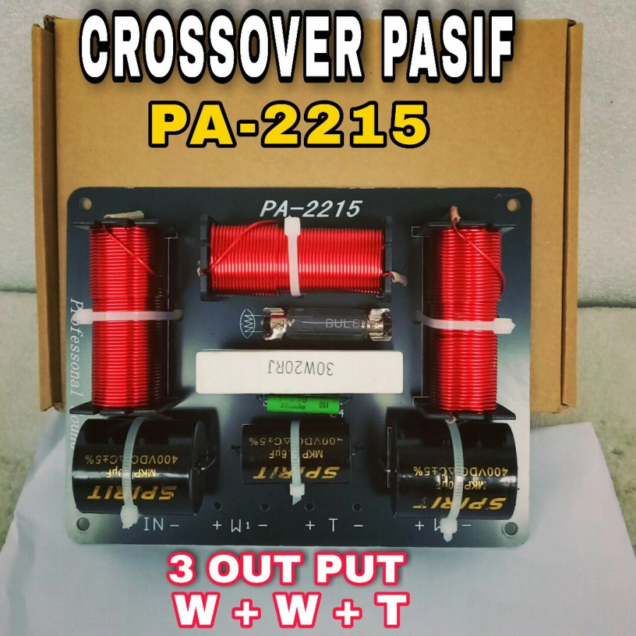 Jual CROSSOVER PASIF 3 WAY PA2215 ORIGINAL | Shopee Indonesia