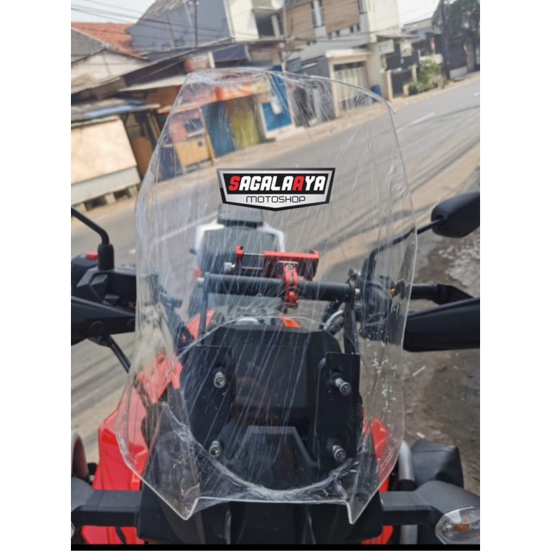 Jual Visor Windshield Kaca Penahan Angin Suzuki V-strom 250 V strom ...