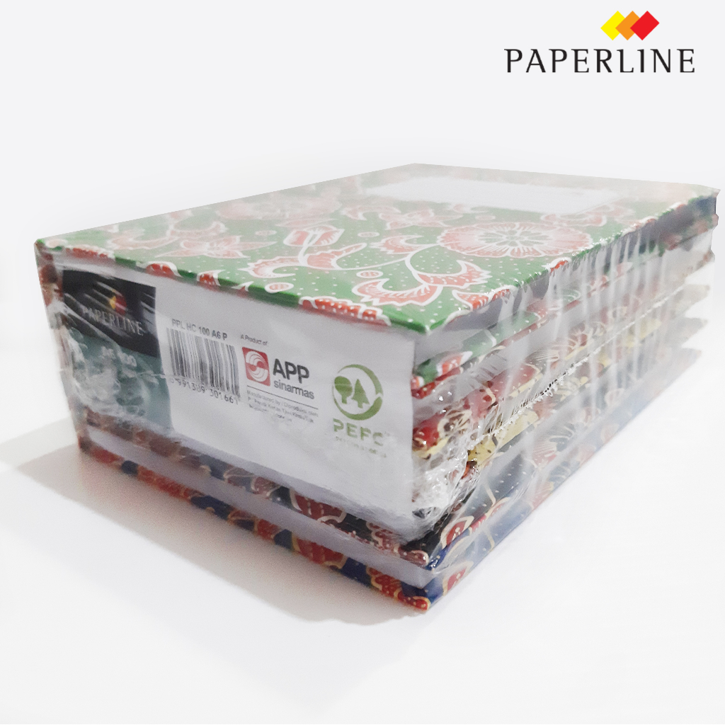 Jual Buku Tulis Hard Cover A6 100 lembar Paperline | Shopee Indonesia