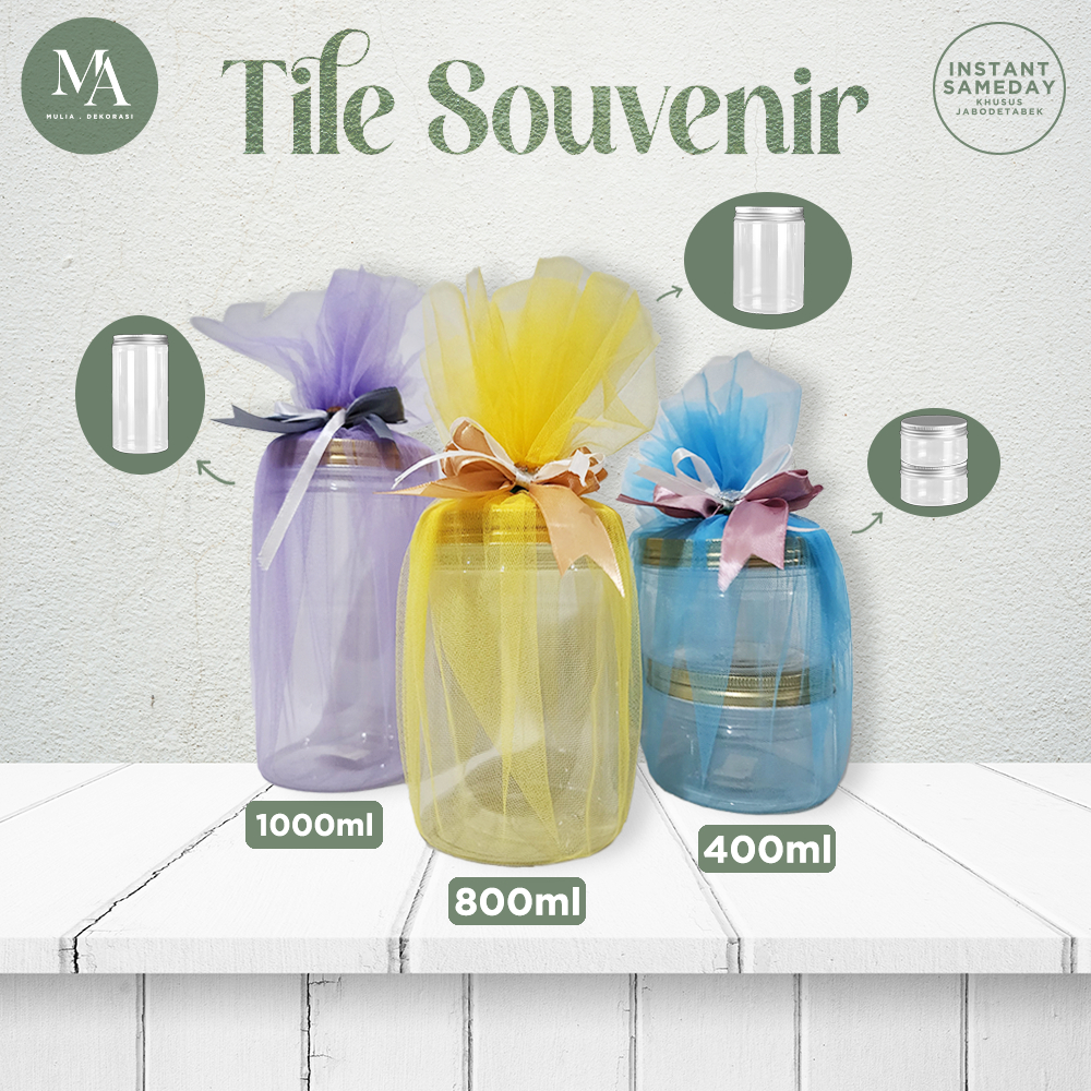 Jual Kain Tile Pembungkus Toples Souvenir Tulle Kaku Kantong Ukuran 800 ...