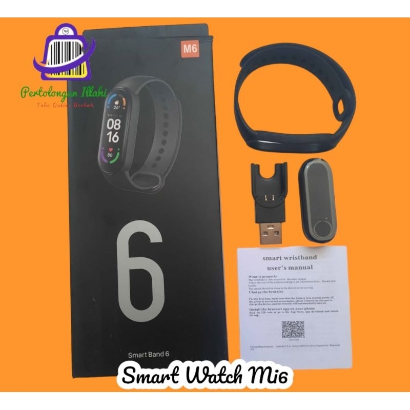 Jual smartwatch mi6/7 jam tangan kesehatan digital smart watch | Shopee ...
