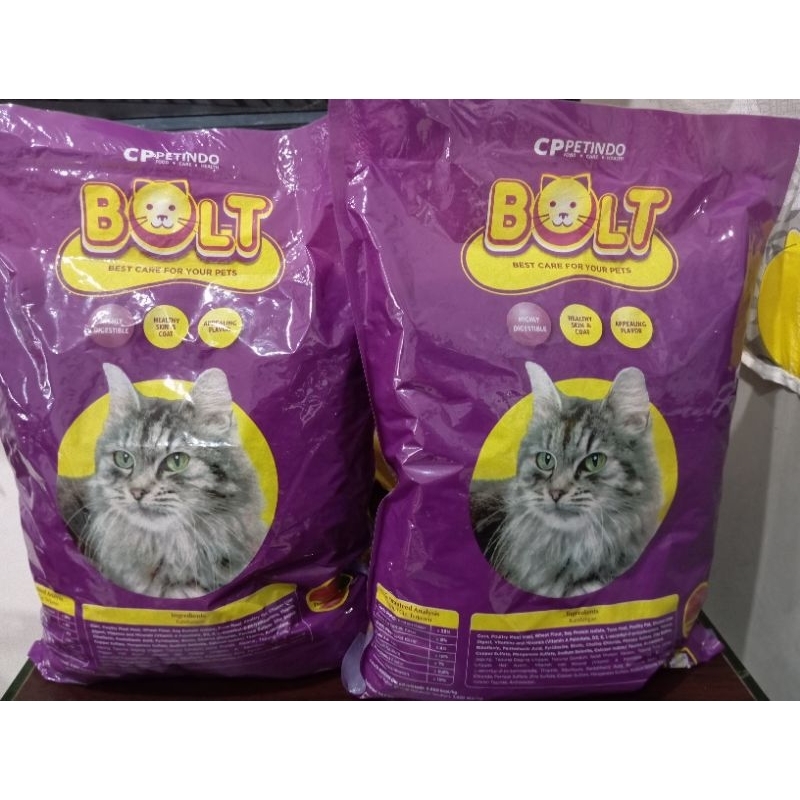 Jual BOLT KIBBLE IKAN DRY CAT FOOD MAKANAN KUCING KERING 1 KG | Shopee ...