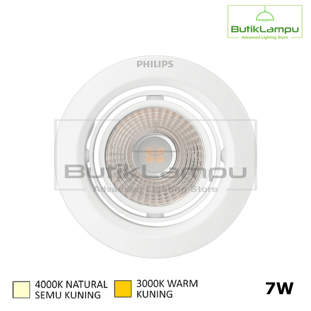 Jual Lampu Downlight LED Philips Recessed Spot Light 59774 Pomeron 7 ...
