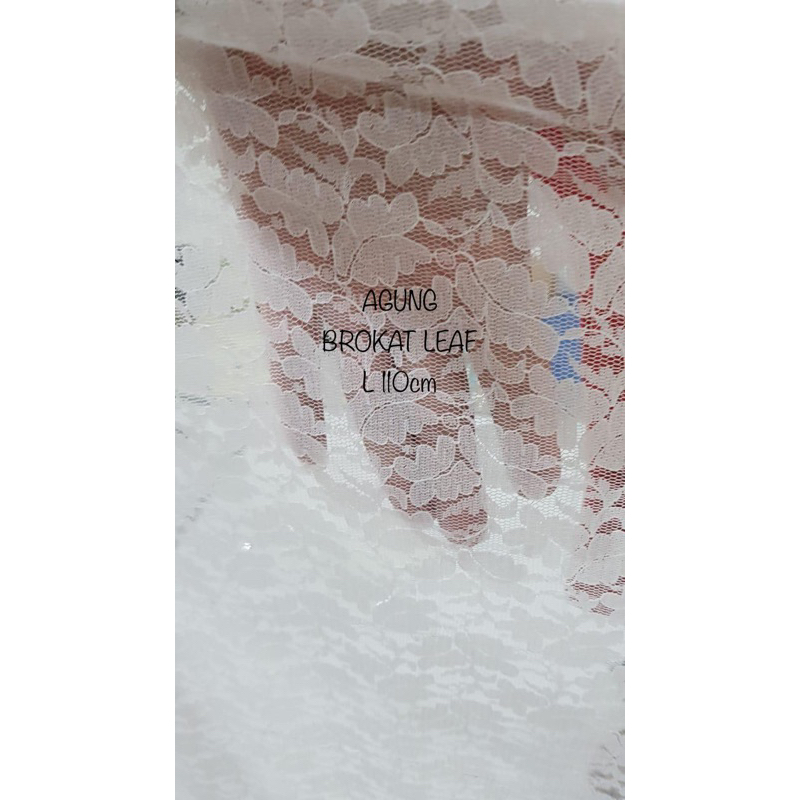 Jual BROKAT LEAF BROKAT LEBAR PENDEK KAIN DECOR BAHAN DECCOR warna ...