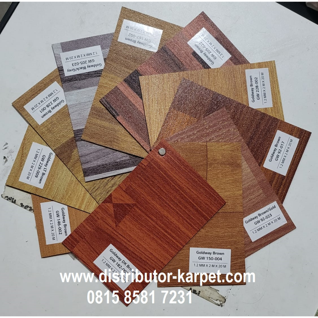 Jual Karpet Vinyl Roll ARNI Motif Kayu Anti Rayap & Air Tebal 1,2mm | Shopee Indonesia