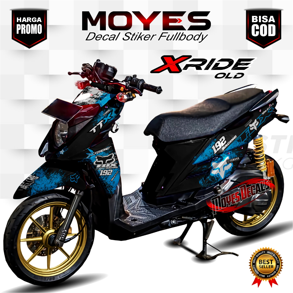 Jual Decal Xride 115 Full Body Stiker Xride 115 Dekal Xride 115 MOTIF ...