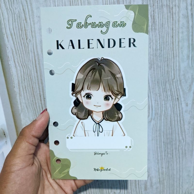 Jual cover tabungan kalender 1 lembar | Shopee Indonesia