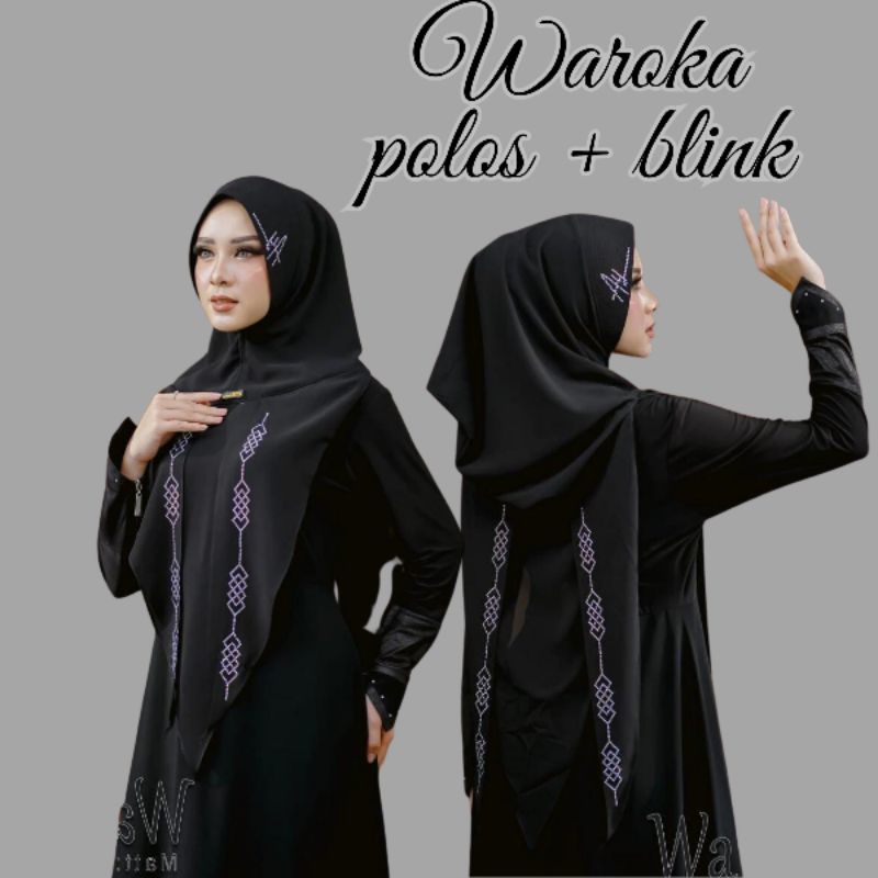 Jual AYYUBY - WAROKA POLOS HIJAB INSTAN HODIE BLINK Softpad Ceruty ...