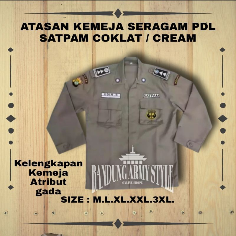 Jual GROSIR LENGKAP seragam pdh security terbaru Seragam PDH Satpam ...