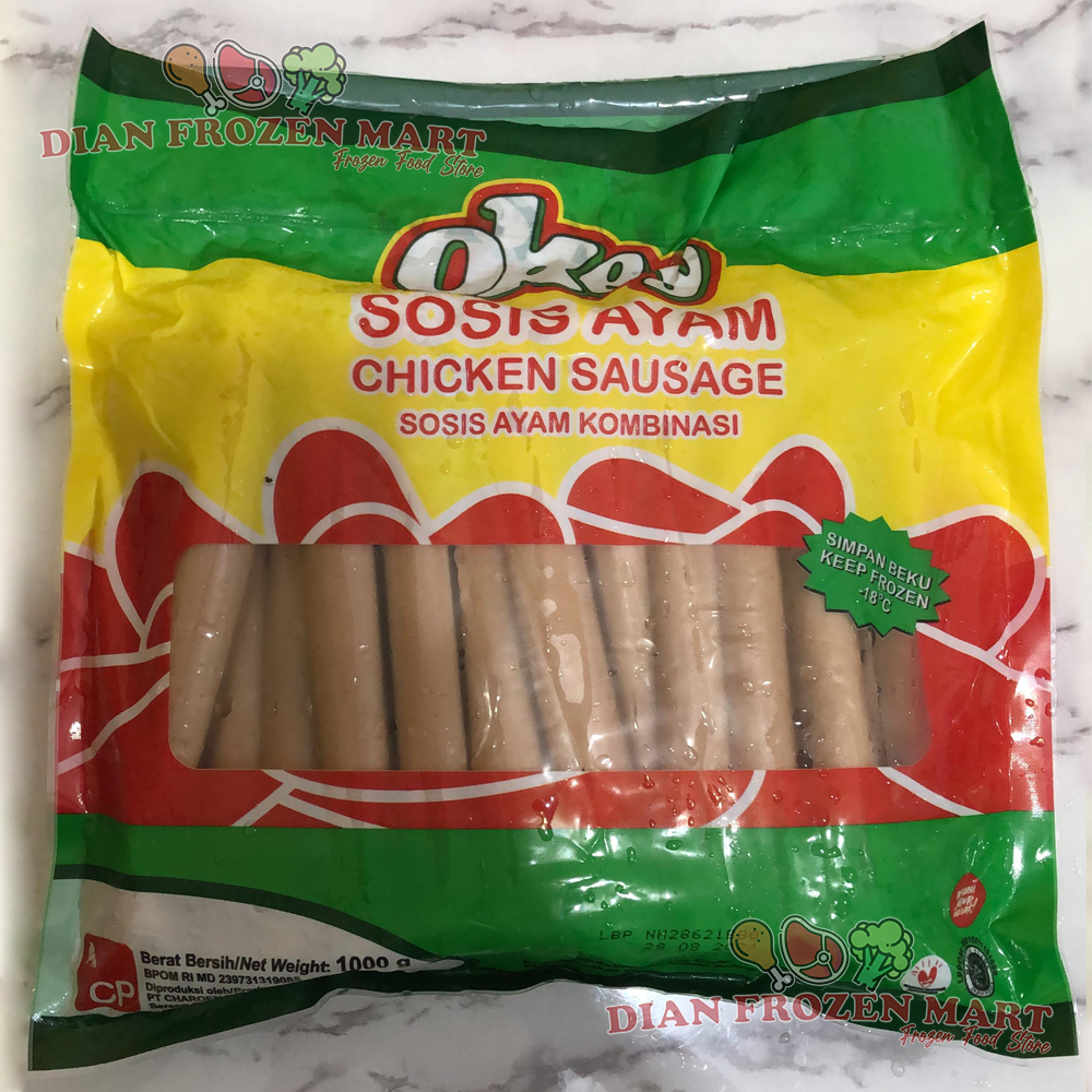 Jual Okey sosis ayam 1 Kg | Shopee Indonesia
