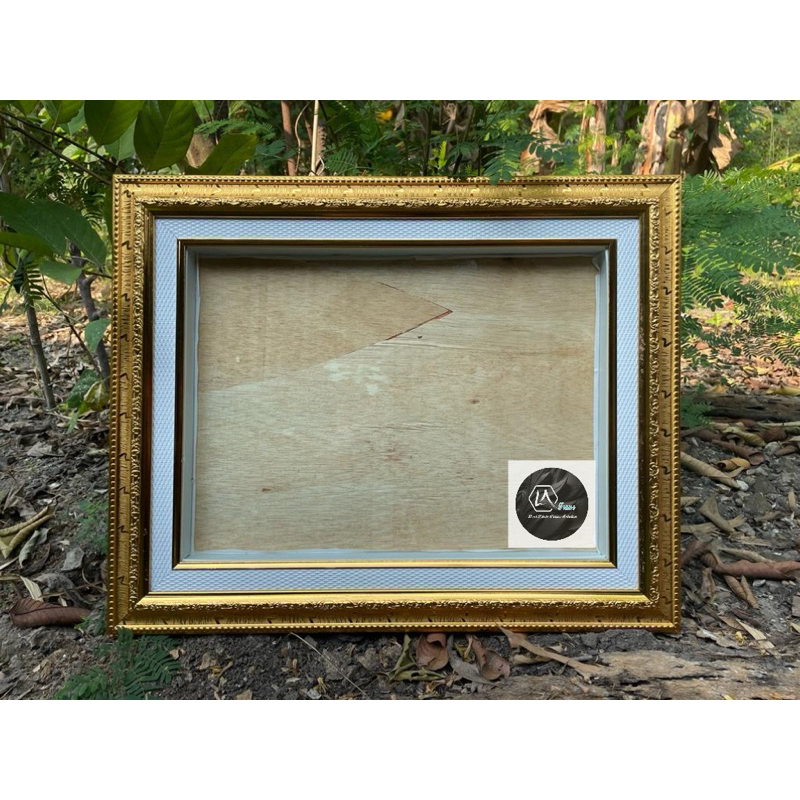 Jual Pigura/bingkai mahar double linen 20R (50x60cm) lebar frame 4cm ...