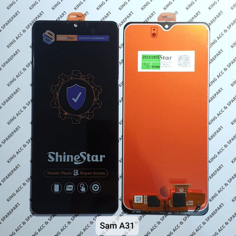 Jual LCD TOUCHSCREEN SAMSUNG GALAXY A31 2020 A315 BLACK SHINESTAR SHINE STAR | Shopee Indonesia