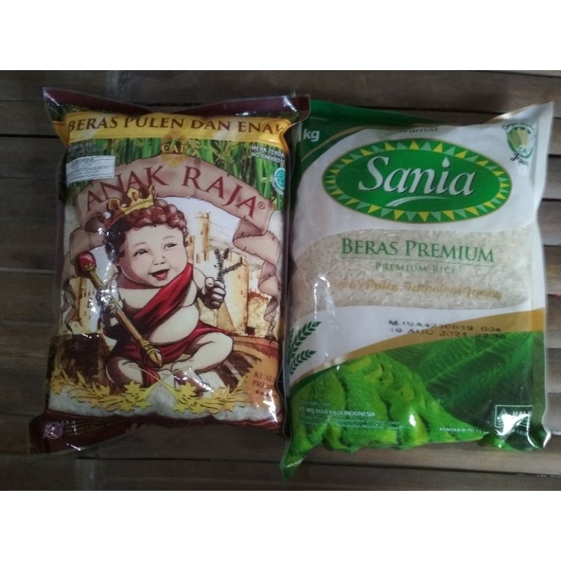 Jual Beras Premium Sania 1 kg | Shopee Indonesia