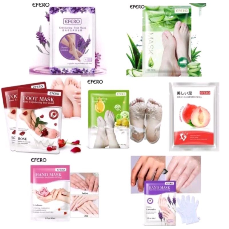 Jual Efero Mask Masker kaki/tangan Hand and foot mask untuk melembutkan ...