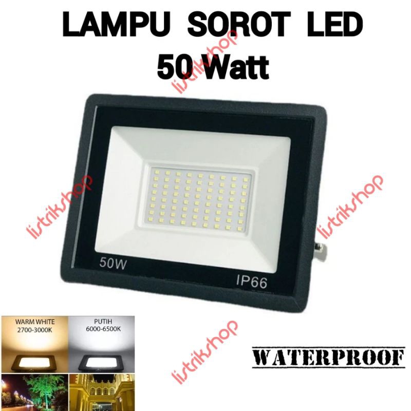 Jual Lampu Sorot Led 50 Watt IP66 | Shopee Indonesia
