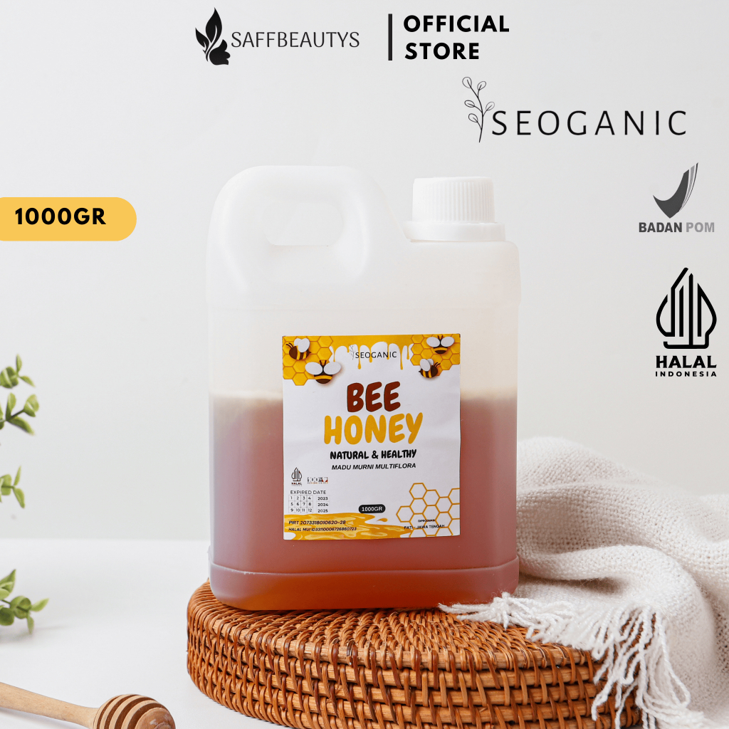 Jual Bee Honey - Madu Asli Multi Flora Original Murni 1kg HALAL ...