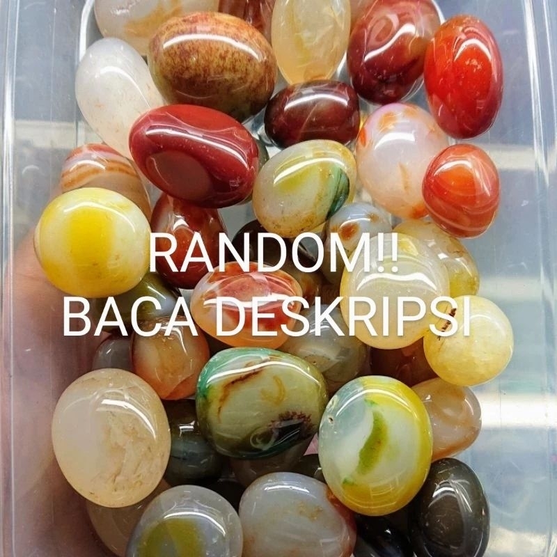 Jual TERMURAH GROSIR BATU BONGKAHAN WARNA - WARNI CAMPUR BAHAN AKIK