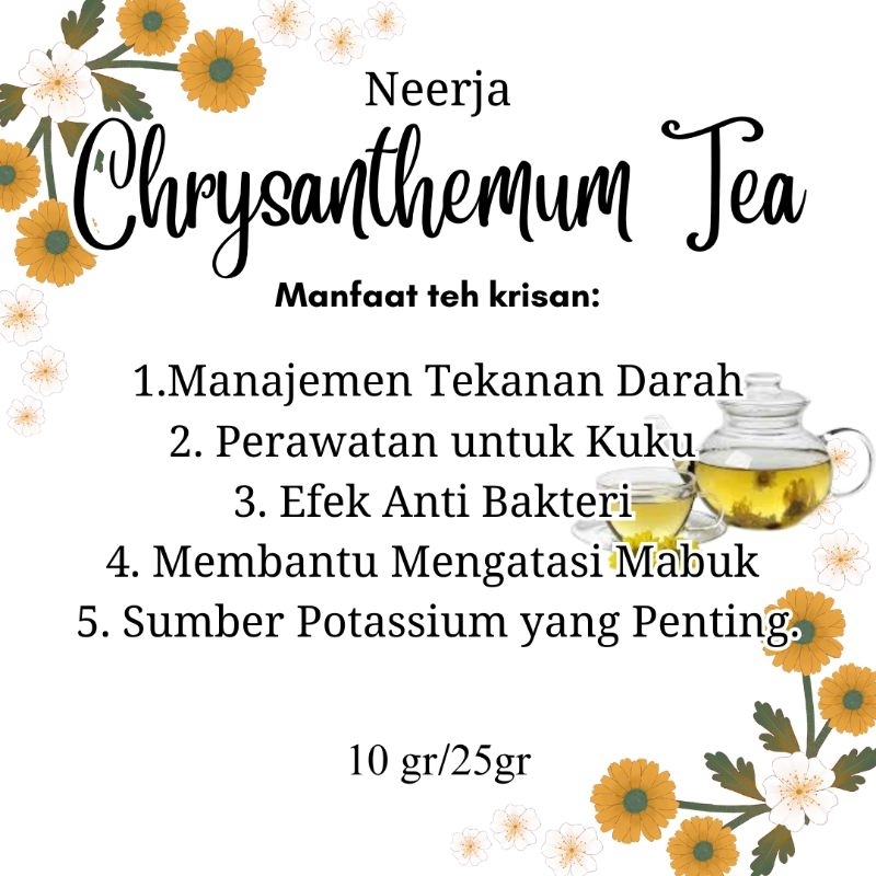 Jual TEH BUNGA KERING TISANE tea chamomile, calendula, forget me not ...