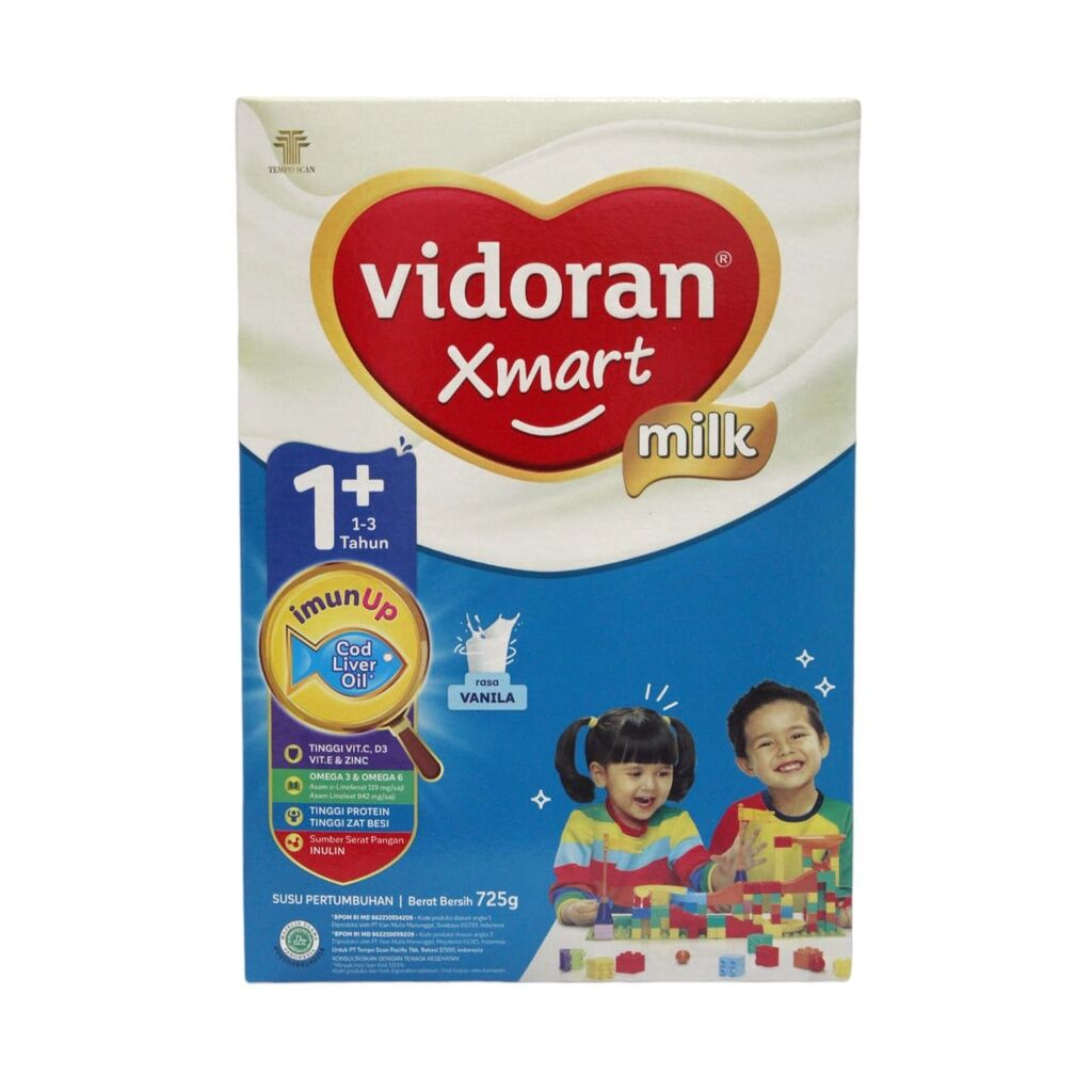 Jual VIDORANT Xmart 1+ Madu 350gr Susu Formula Pertumbuhan Anak 1-3 Tahun | Shopee Indonesia