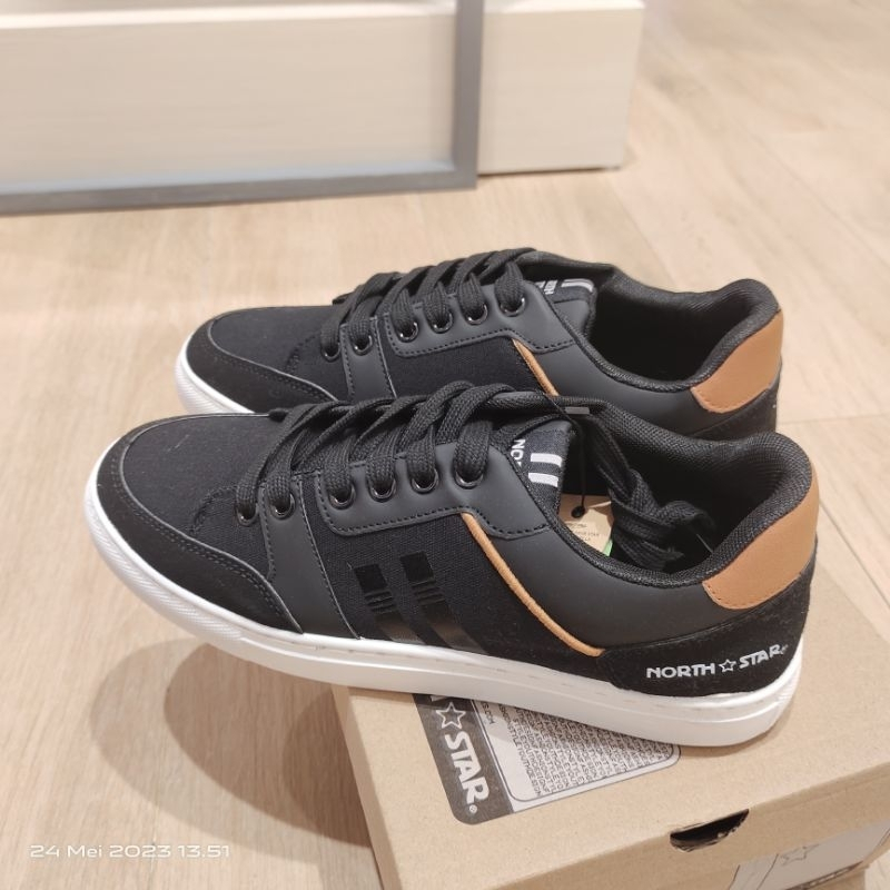 Jual North Star Sepatu Pria Original Black Anti Bacterial | Shopee ...