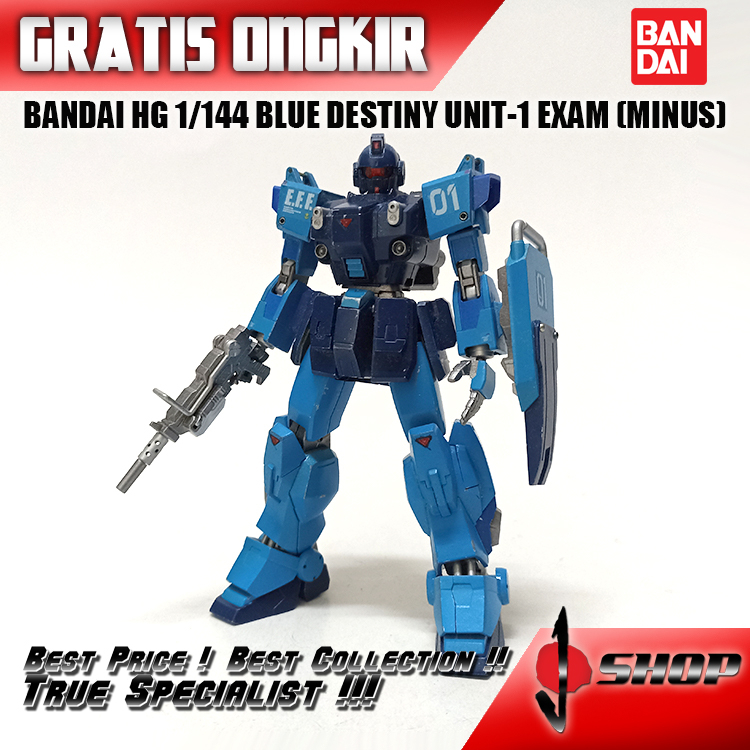 Jual BANDAI HG 1/144 BLUE DESTINY UNIT-1 EXAM (MINUS) (PAINTED) HG1278 ...
