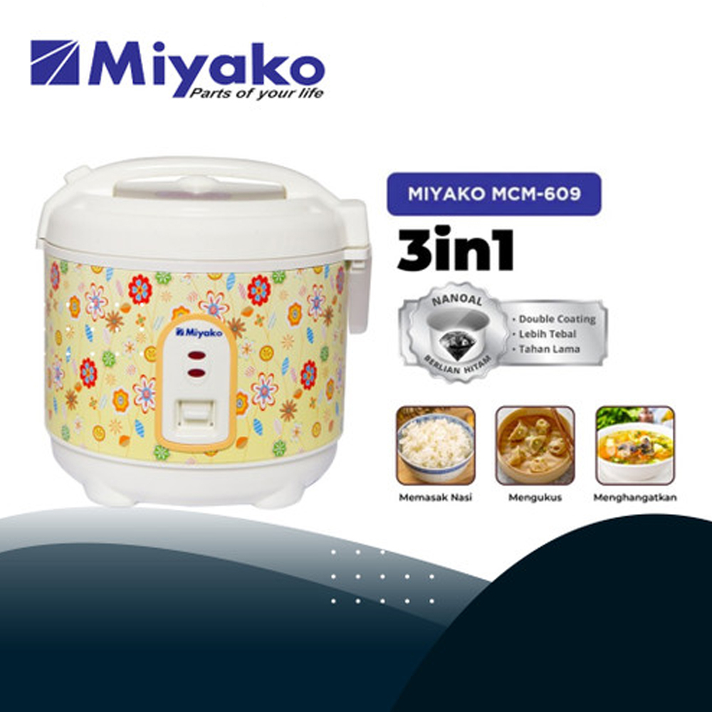 Jual MIYAKO - MCM-609 magic com miyako 0.6 L | mejikom mini | mejikom ...
