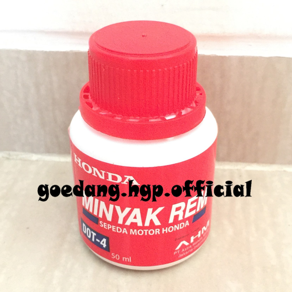 Jual Brake Fluid Minyak Rem DOT-4 Honda ORIGINAL AHM HBF50ML | Shopee ...