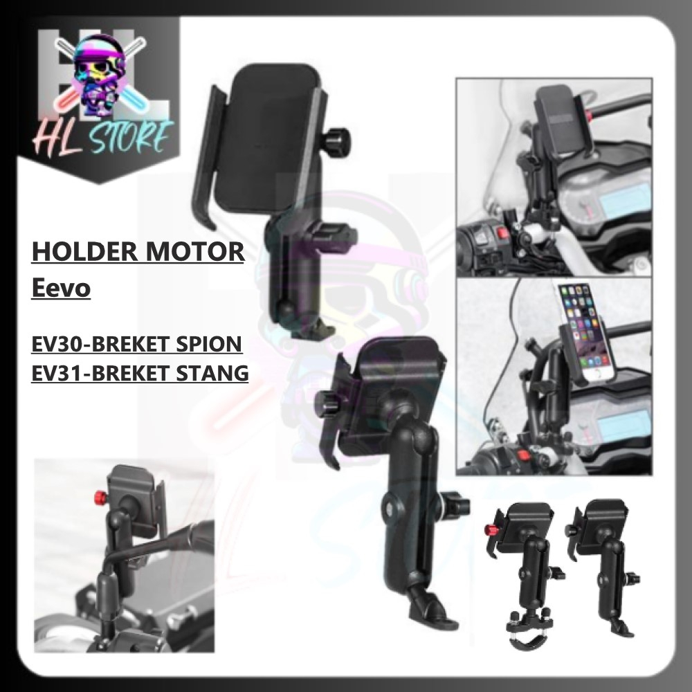 Jual Eevo Holder Motor Full Besi EV30 Spion Motor EV31 Stang Motor Kuat Kokoh tidak mudah lepas ...