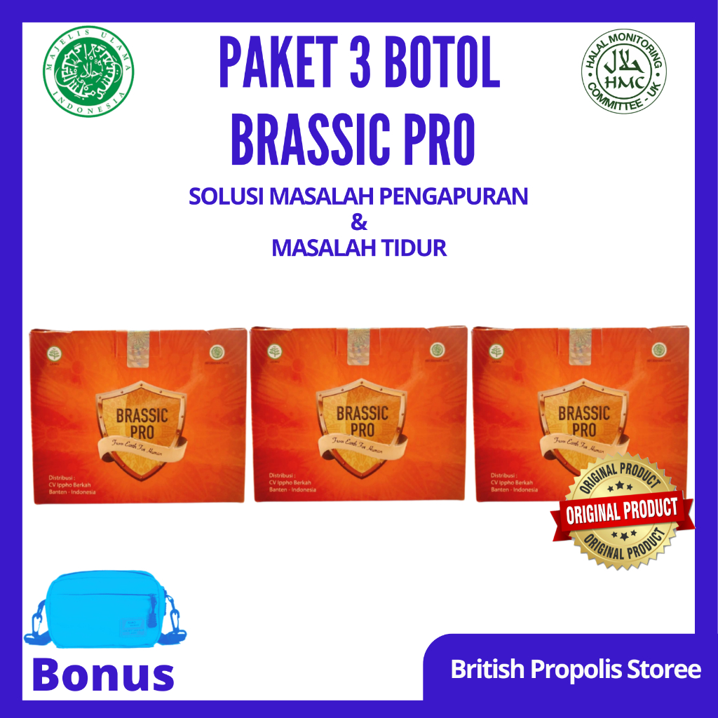 Jual Paket 3 Botol Brassic Pro Mengatasi Permasalahan Sendi/Tulang ...