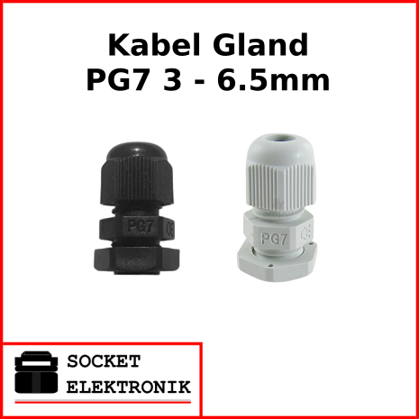 Jual Kabel Gland PG7 / Cable Gland PG7 diameter kabel 3-6.5mm | Shopee ...