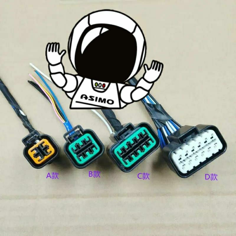 Jual Soket headlight pin 6 female original mitsubishi 2012 Up Outlander ...