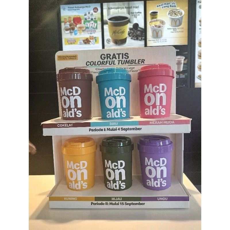 Jual McDonald's Tumbler - McD 2023 | Shopee Indonesia