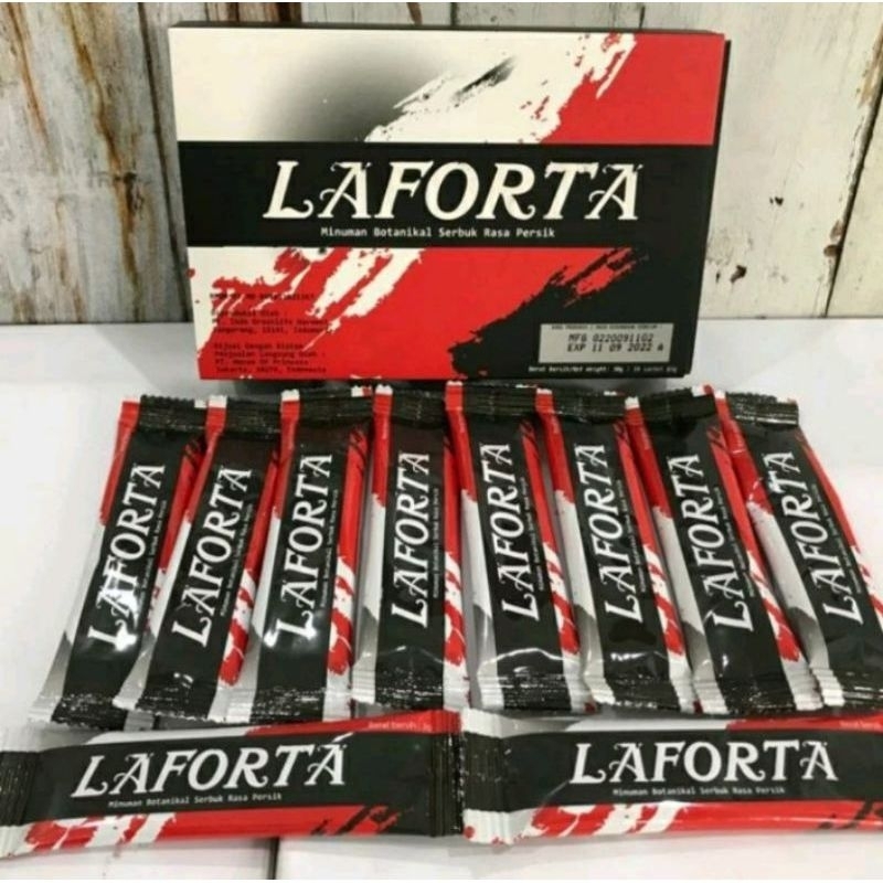 Jual LAFORTA ORIGINAL ISI 10 SACHET SUPLEMEN PENAMBAH STAMINA PENUNJANG ...
