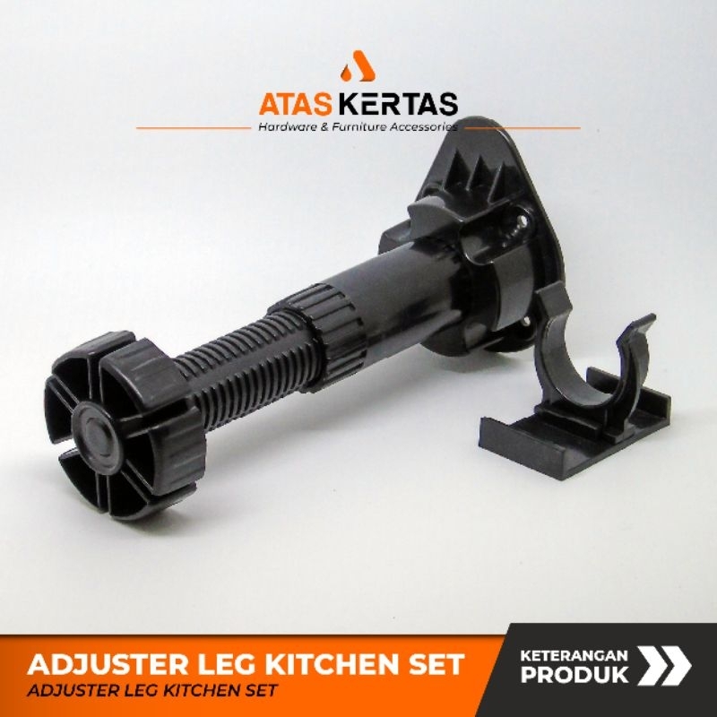 Jual Adjustable leg AK+ adjuster Kaki kitchen set H-TECH 10 cm ...