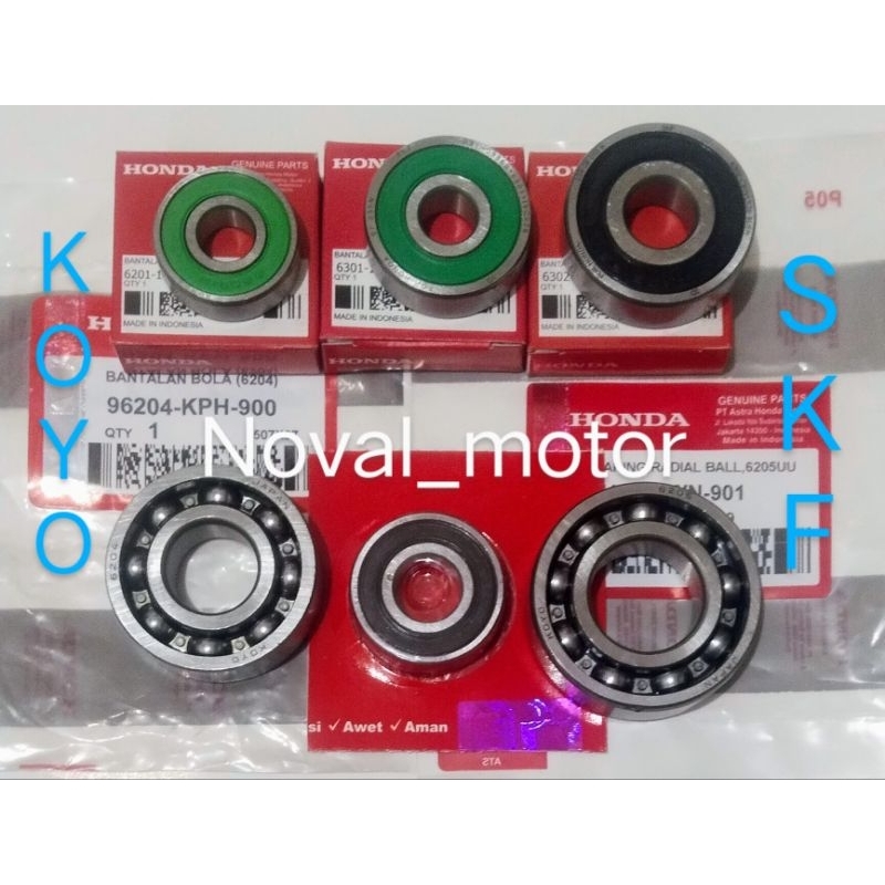 Jual laher bearing rasio gardan set Vario 125 150 Pcx 125 (isi 6pcs) | Shopee Indonesia