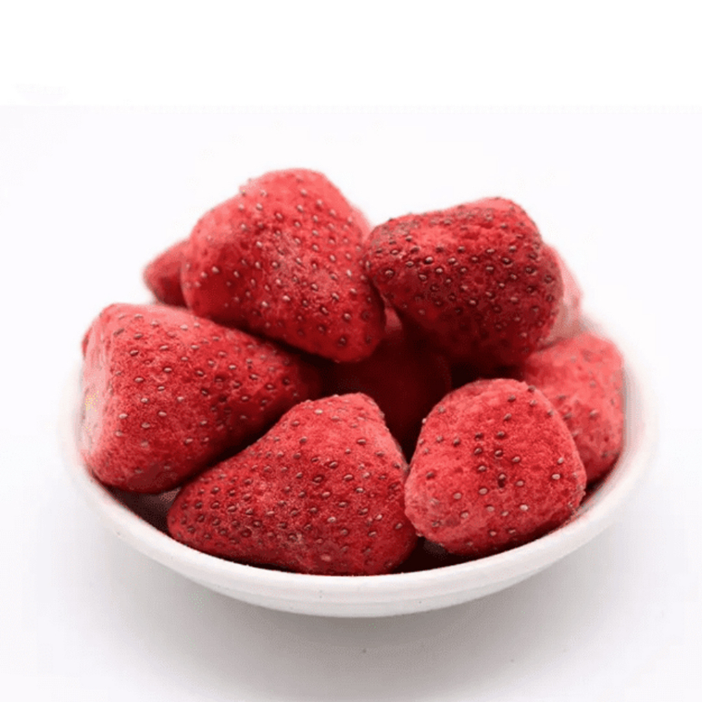 Jual 50g Buah Kering | Freeze Dried Strawberry | Keripik Durian Kering | Snack Strawberry Kering ...