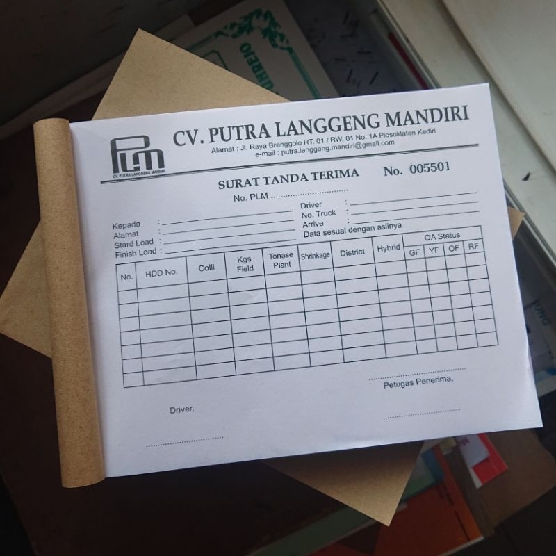 Jual Surat Tanda Terima Barang | Shopee Indonesia