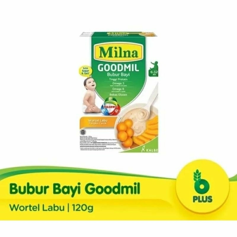 Jual MILNA GOODMIL BUBUR BAYI 6-12 BULAN LESS SUGAR & SALT | Shopee ...