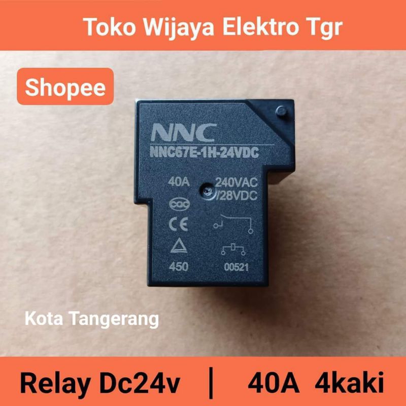 Jual Mesin Las Sparepart | Relay DC24V 40A 4Kaki Khusus Mesin Las ...