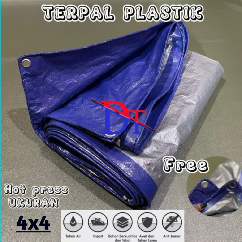 Jual Terpal Plastik type A3 Ukuran 4x4 Meter/Terpal 4x4 Tipe A3 Meter ...