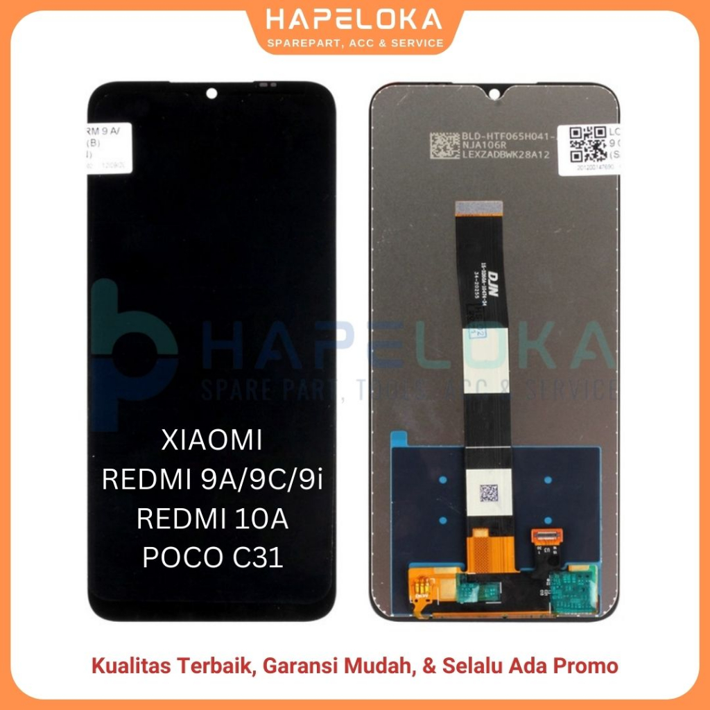 Jual LCD TOUCHSCREEN REDMI 9A / REDMI 9C / REDMI 10A / POCO C31 - ORI COMPLETE | Shopee Indonesia