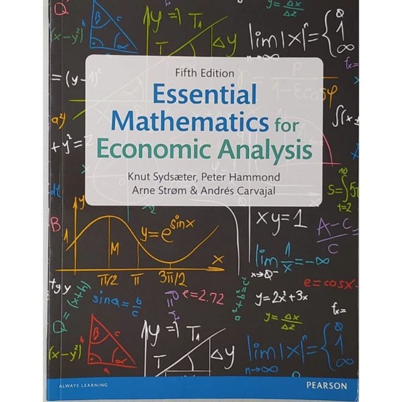 Jual ORIGINAL Essential Mathematics For Economics Analysis 5e - Knut ...