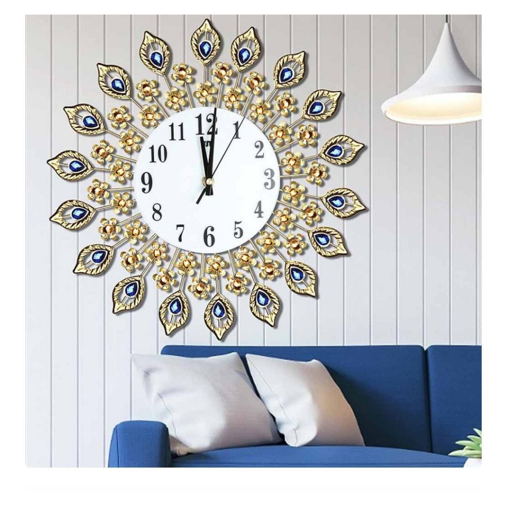 Jual Jam dinding Luxury diamond Retro Jam besar diamond 3D aesthetic ...