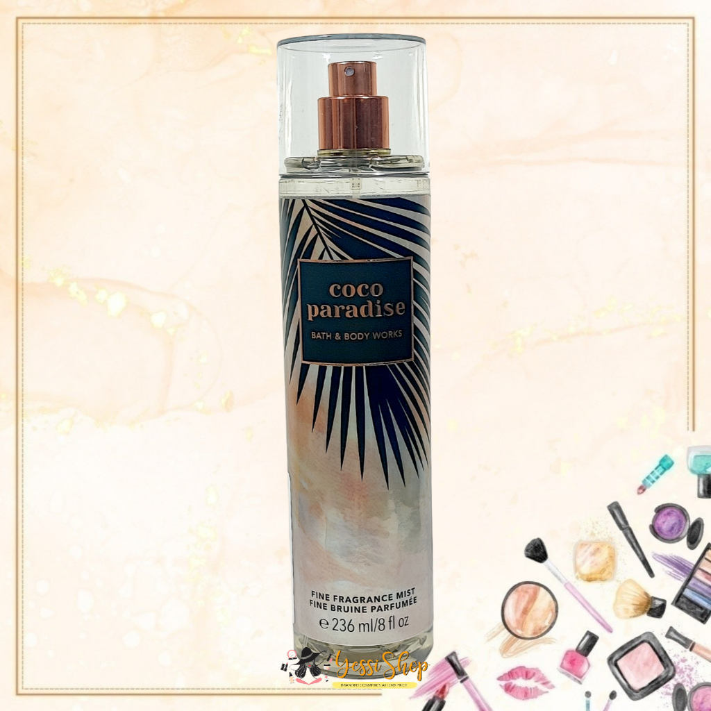 Jual Bath & Body Works Coco Paradise Fine Fragrance Mist 236ml | Shopee ...