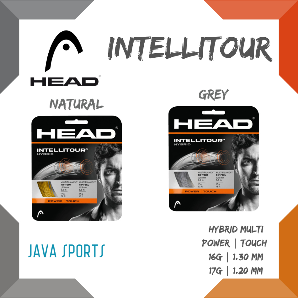 Jual Senar Tenis Head Intellitour Tennis String | Hybrid | Power ...