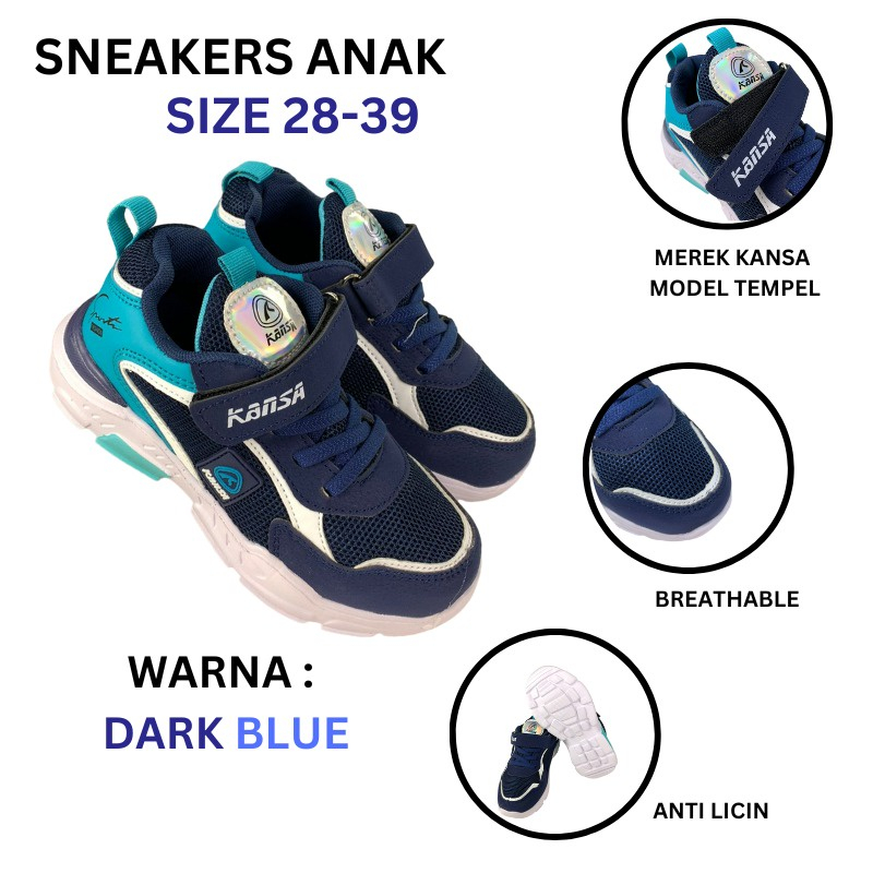 Jual Sepatu Olahraga Anak/ Sneakers Sport Sepatu Lari/ Sepatu Anak Laki ...